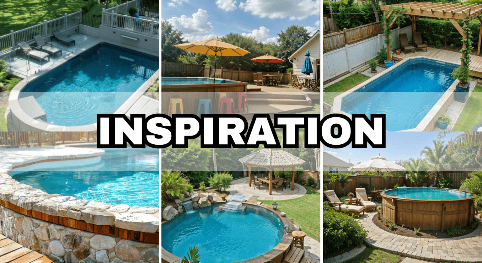 14 AMAZING Above Ground Pool Ideas to Inspire (+ Bar Addon)