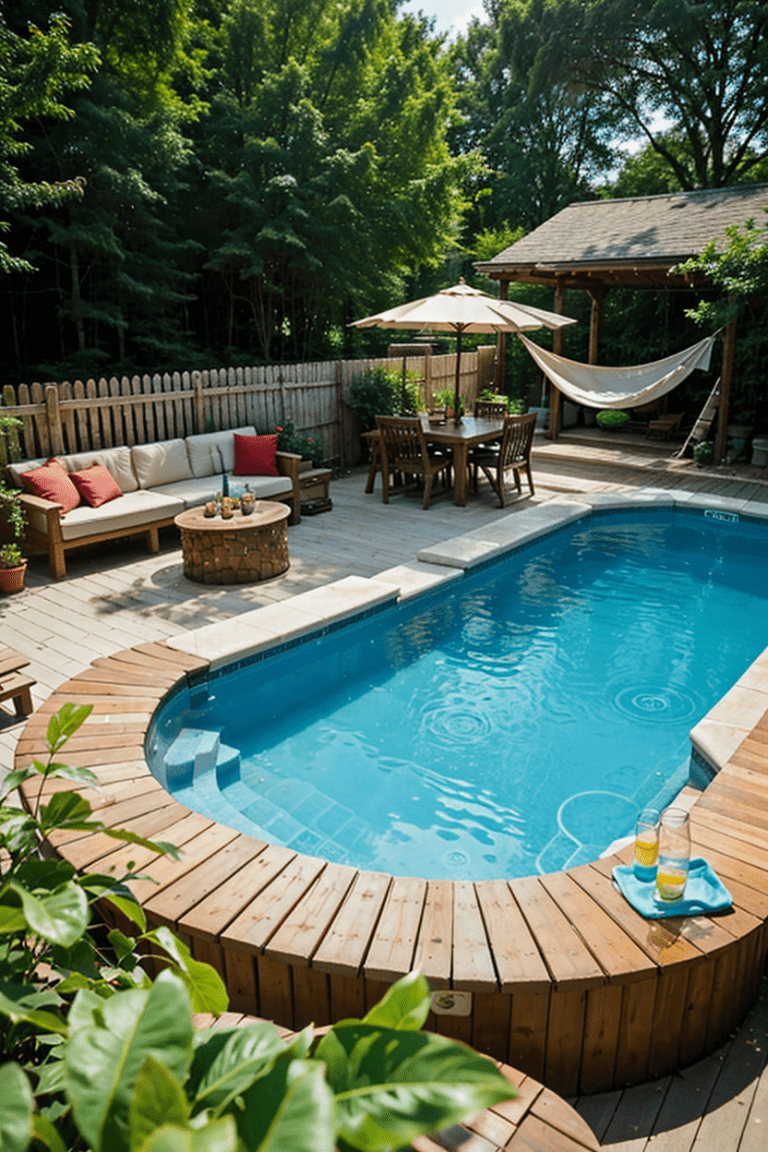 14 AMAZING Above Ground Pool Ideas to Inspire (+ Bar Addon)