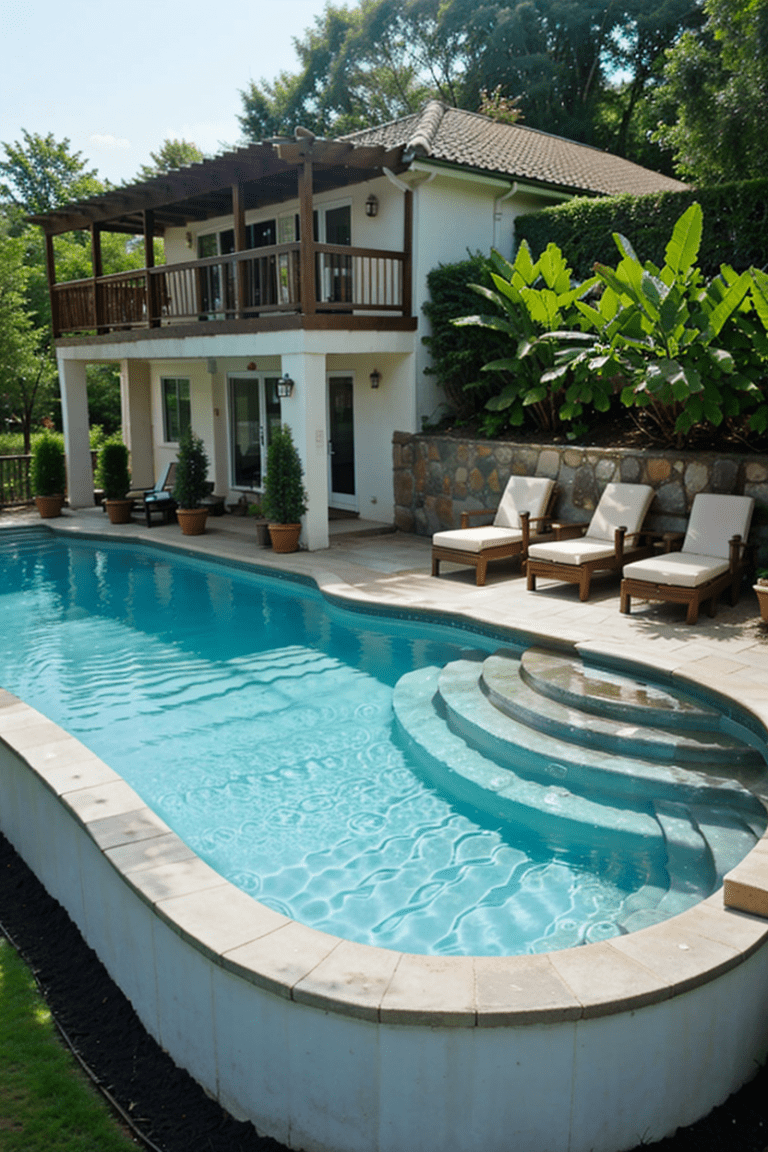 14 AMAZING Above Ground Pool Ideas to Inspire (+ Bar Addon)