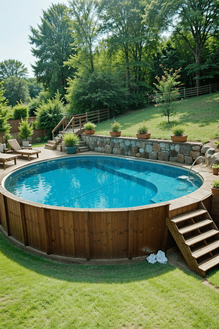 14 AMAZING Above Ground Pool Ideas to Inspire (+ Bar Addon)