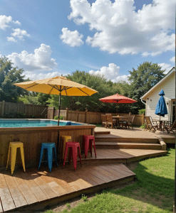 14 AMAZING Above Ground Pool Ideas to Inspire (+ Bar Addon)