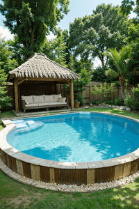 14 AMAZING Above Ground Pool Ideas to Inspire (+ Bar Addon)