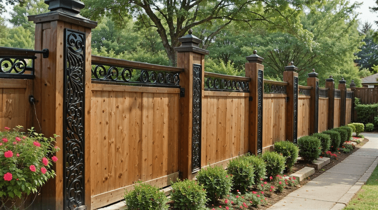 15+ Gorgeous Privacy Fence Ideas (Good Materials & Tips for Private Home) 👀
