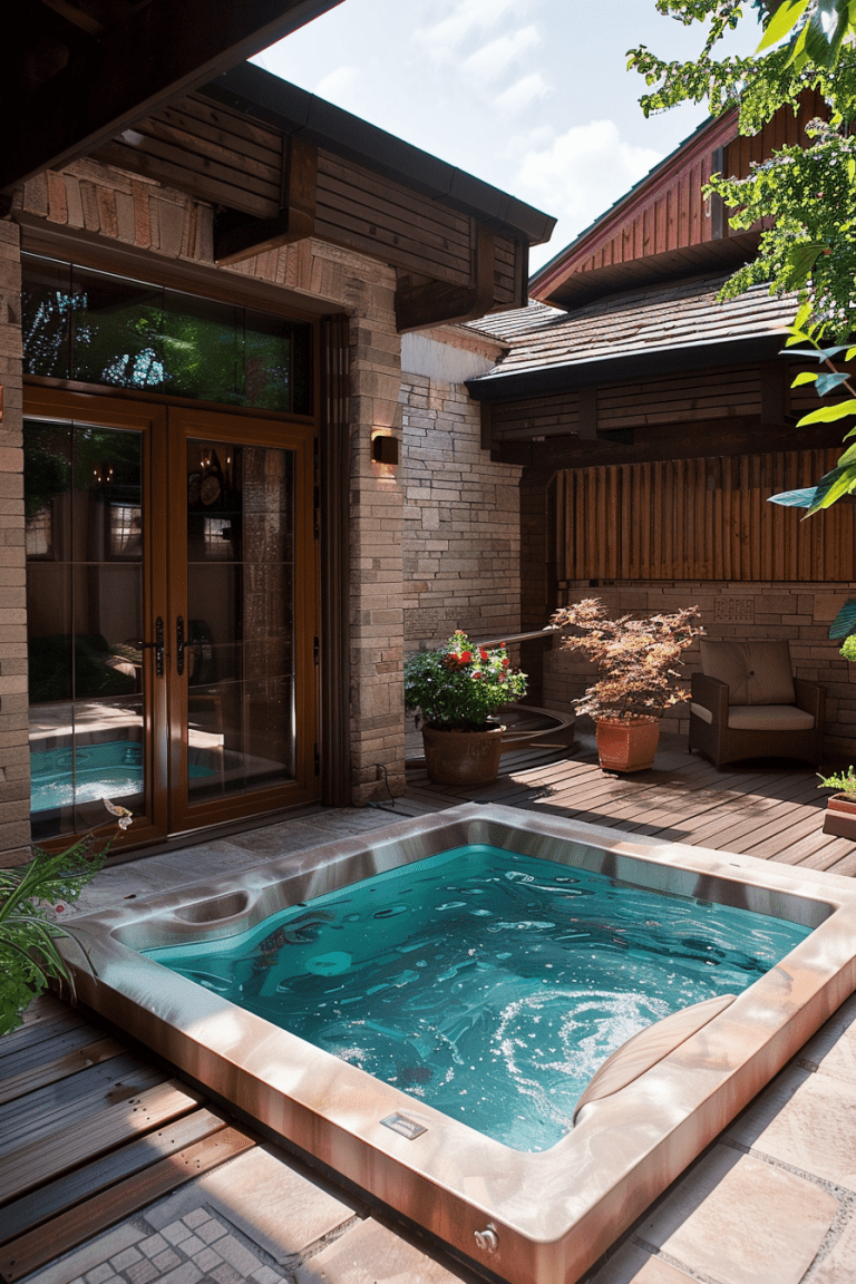 11+ Small Inground Pool Ideas [Avg. Cost, Materials & Yard Types Designs]