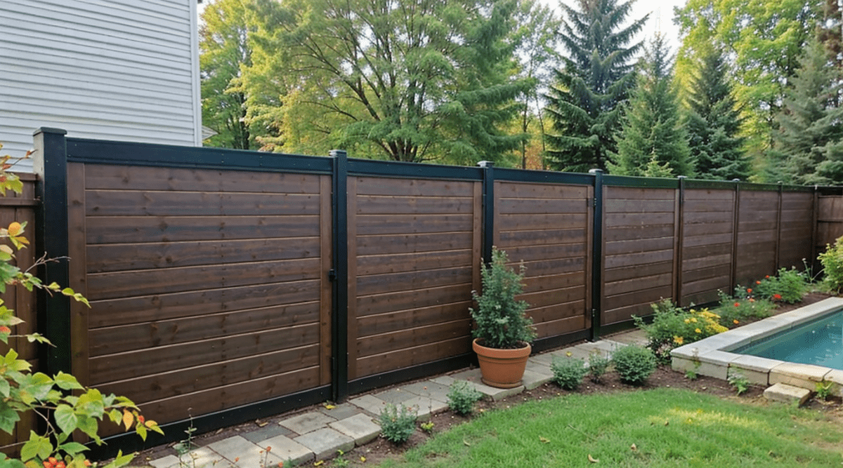 15+ Gorgeous Privacy Fence Ideas (Good Materials & Tips for Private Home) 👀